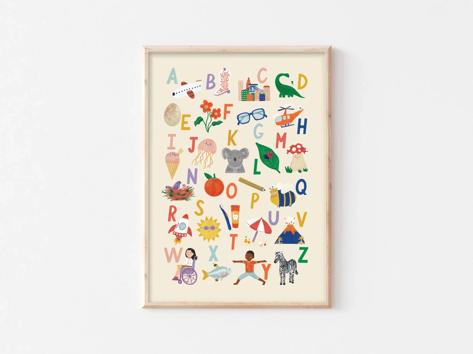 Art Print | Alphabet | A3 – Kuddly Kids