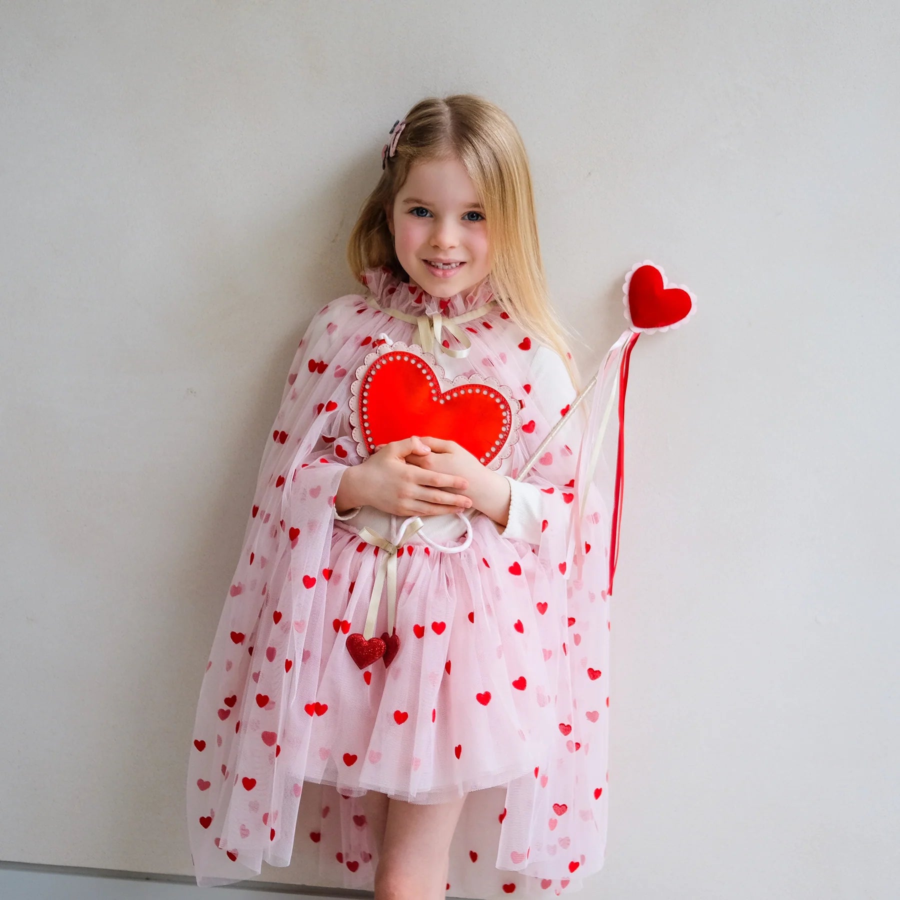 Heart Print Cape – Kuddly Kids