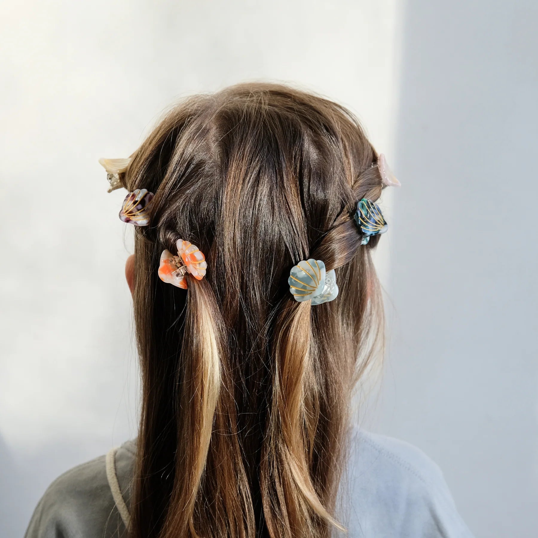 Mini Shell Claw Clips – Kuddly Kids