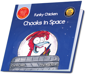 Funky Chicken | Chooks in Space – Kuddly Kids