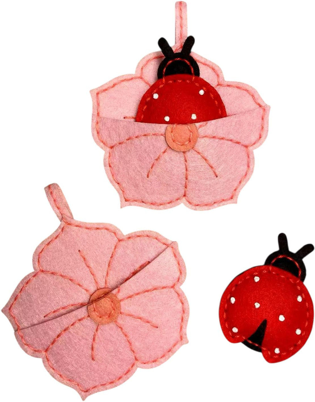 Felt DIY Kit | Ladybird with Flower – Kuddly Kids