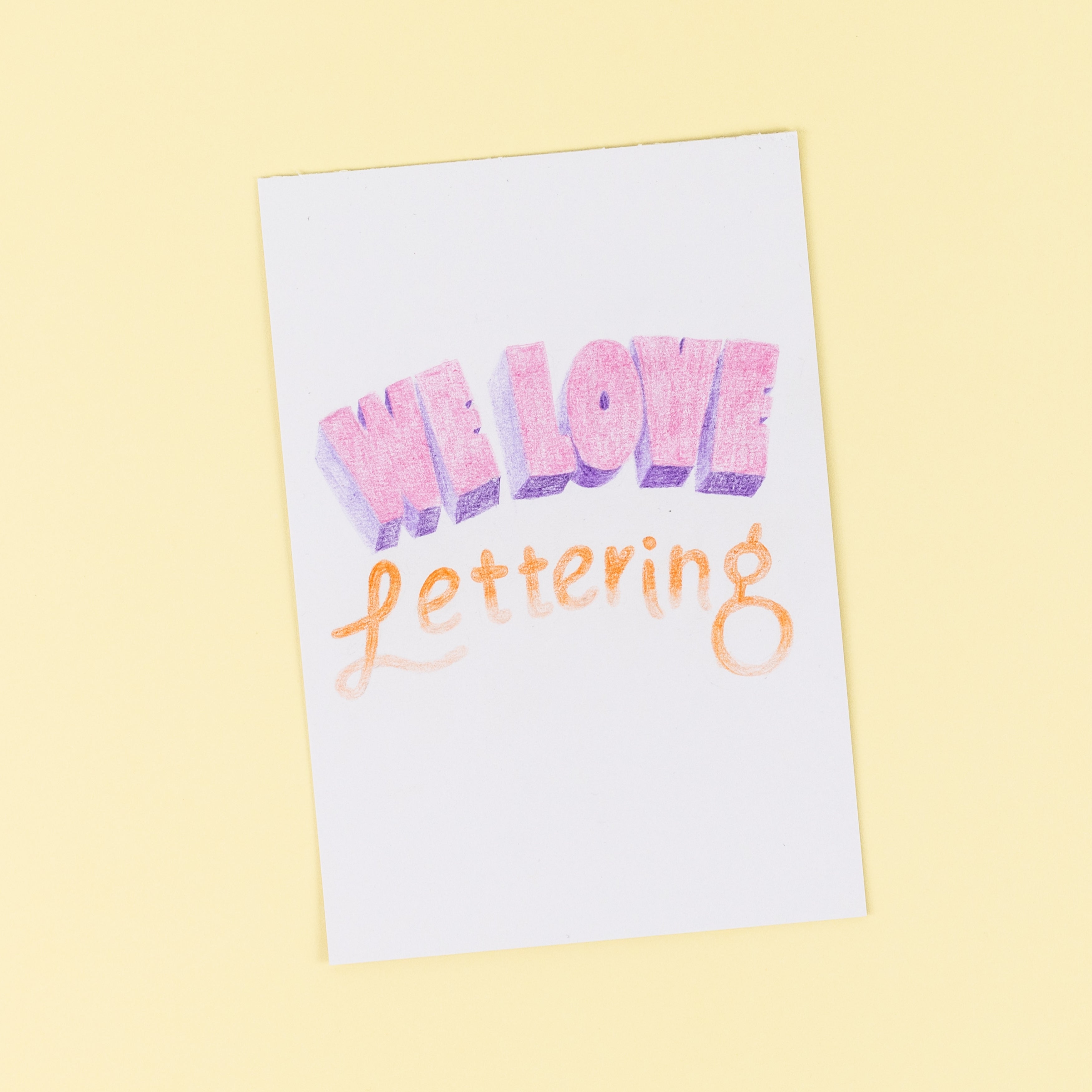 Hand Lettering Set – Kuddly Kids